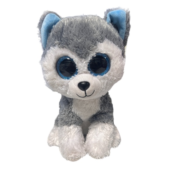 Ty | Toys | Ty Silk Slush Boo Baby Big Eyes Husky Dog 9 Stuffed Animal ...